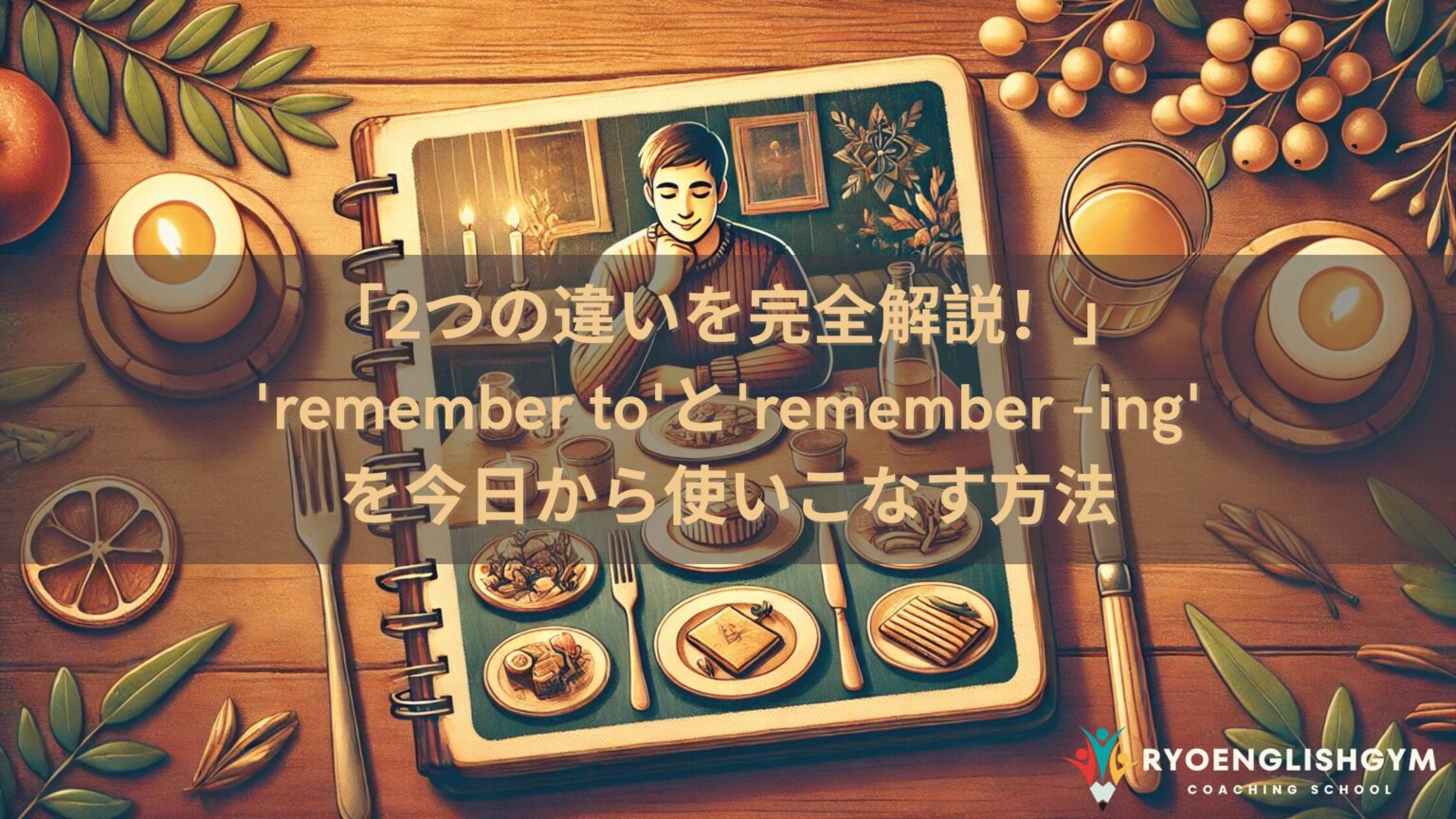 「2つの違いを完全解説！」’remember to’と’remember -ing’を今日から使いこなす方法 | RYO英会話ジム