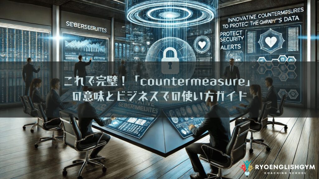 これで完璧！「countermeasure」の意味とビジネスでの使い方ガイド | RYO英会話ジム
