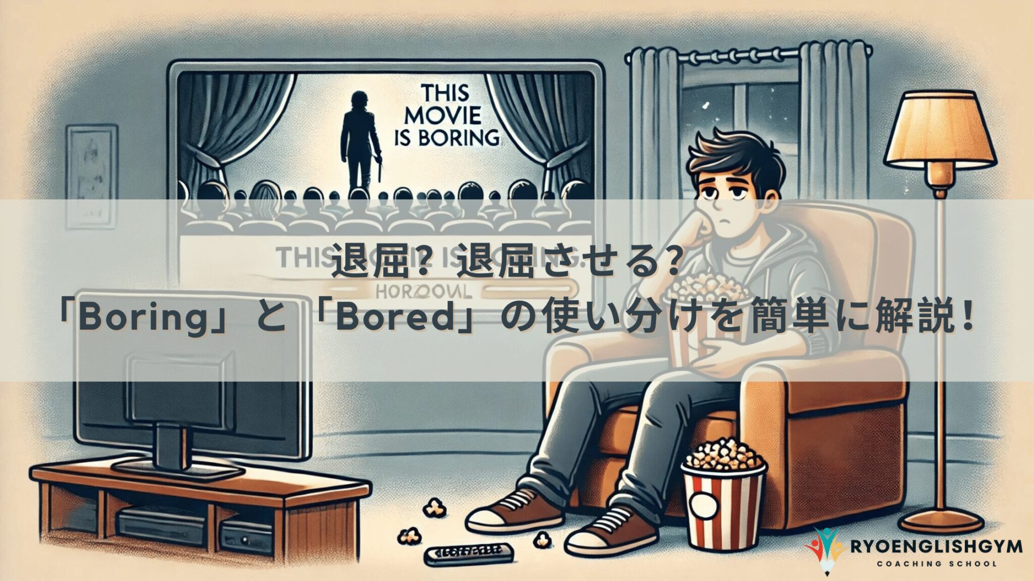 退屈？退屈させる？「Boring」と「Bored」の使い分けを簡単に解説！ | RYO英会話ジム
